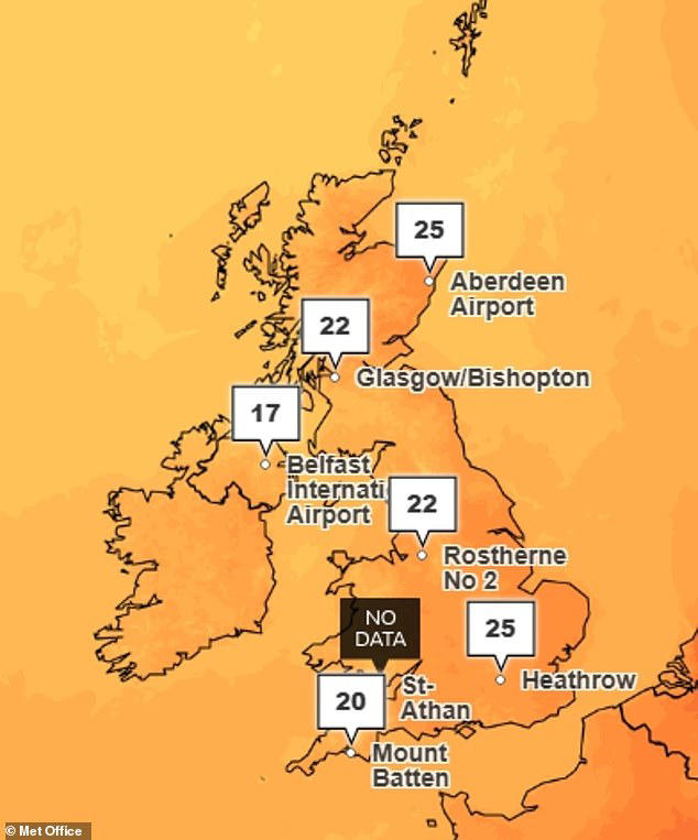 Yellow heat alert is extended to Monday as 30C temperatures set to ...