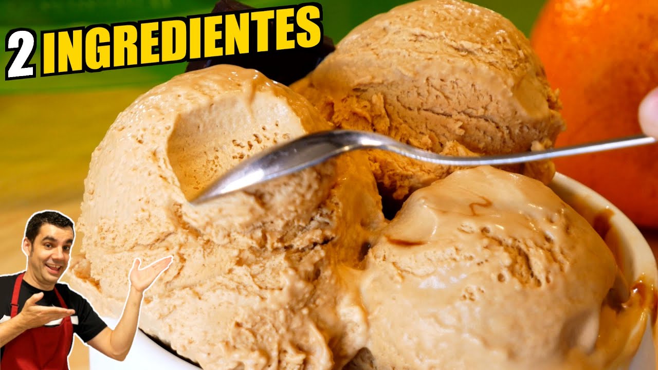 Helado Cremoso Con 2 Ingredientes y Sin Máquina