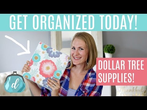 GET ORGANIZED ON A BUDGET! 🏡 Dollar Tree & Do It On A Dime Home Binder