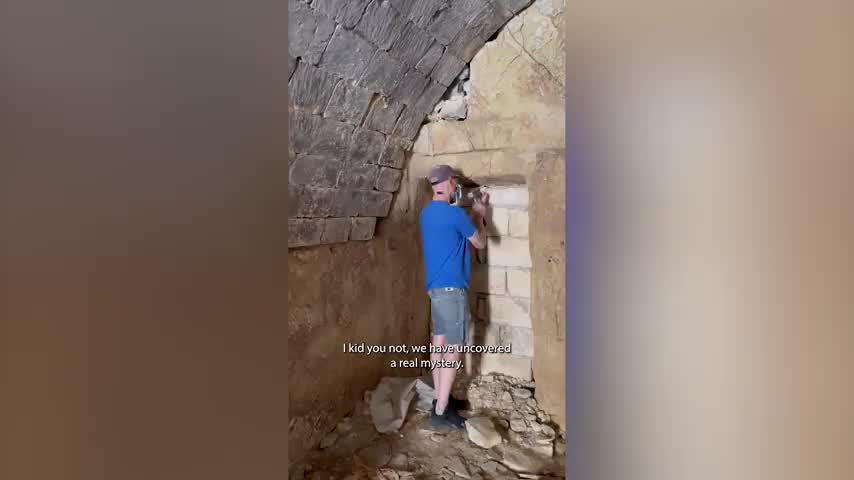 Family Renovating New House, Discover Hidden Door and ‘Mystery’ Behind It