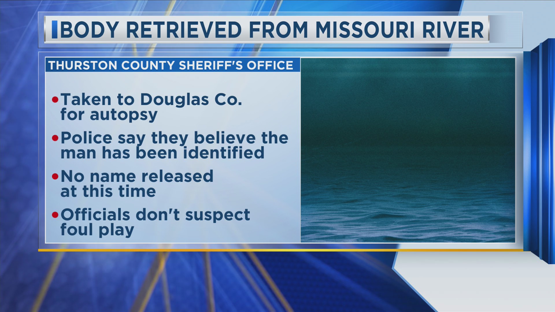 Body Retrieved From Missouri River