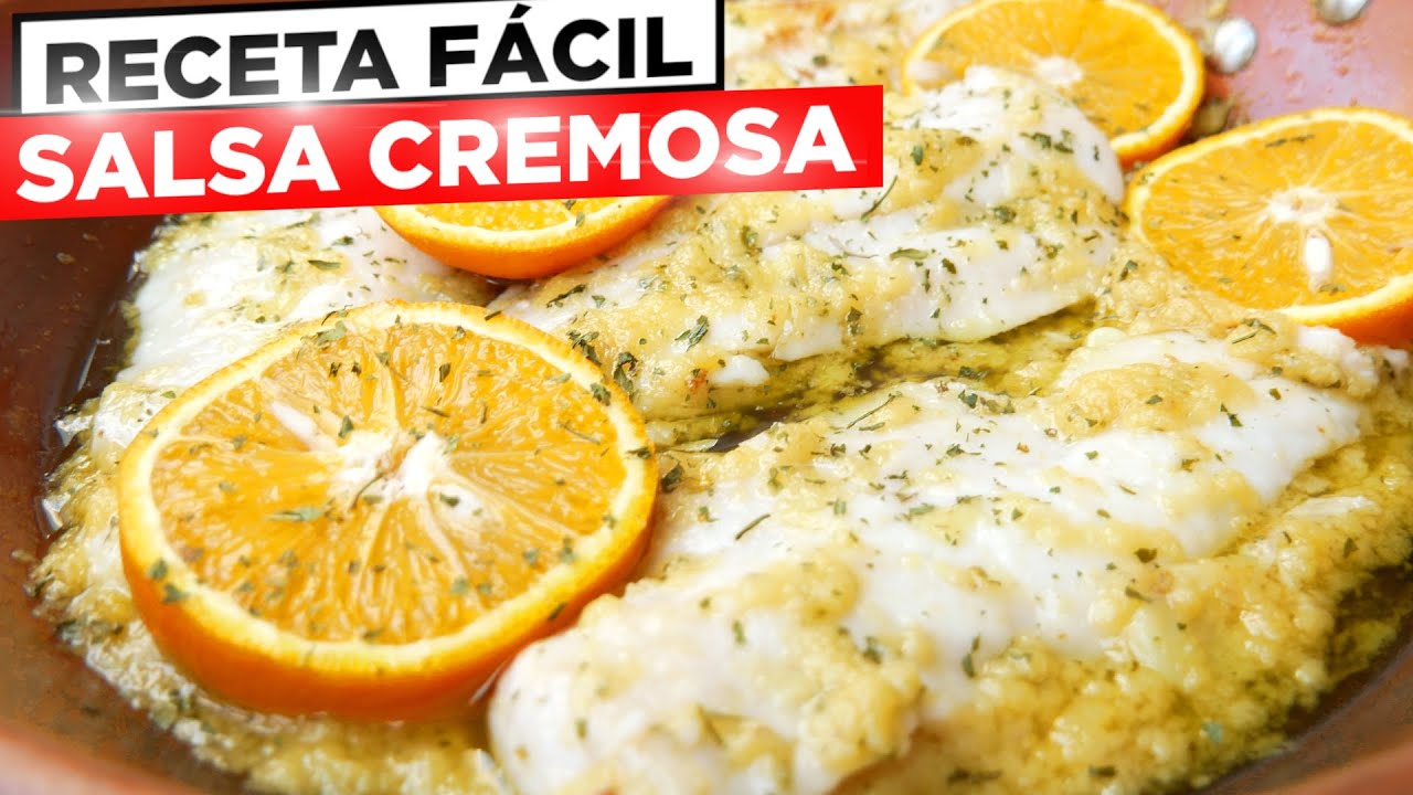 Pescado en Salsa Cremosa con Naranja – ¡Pruébalo!