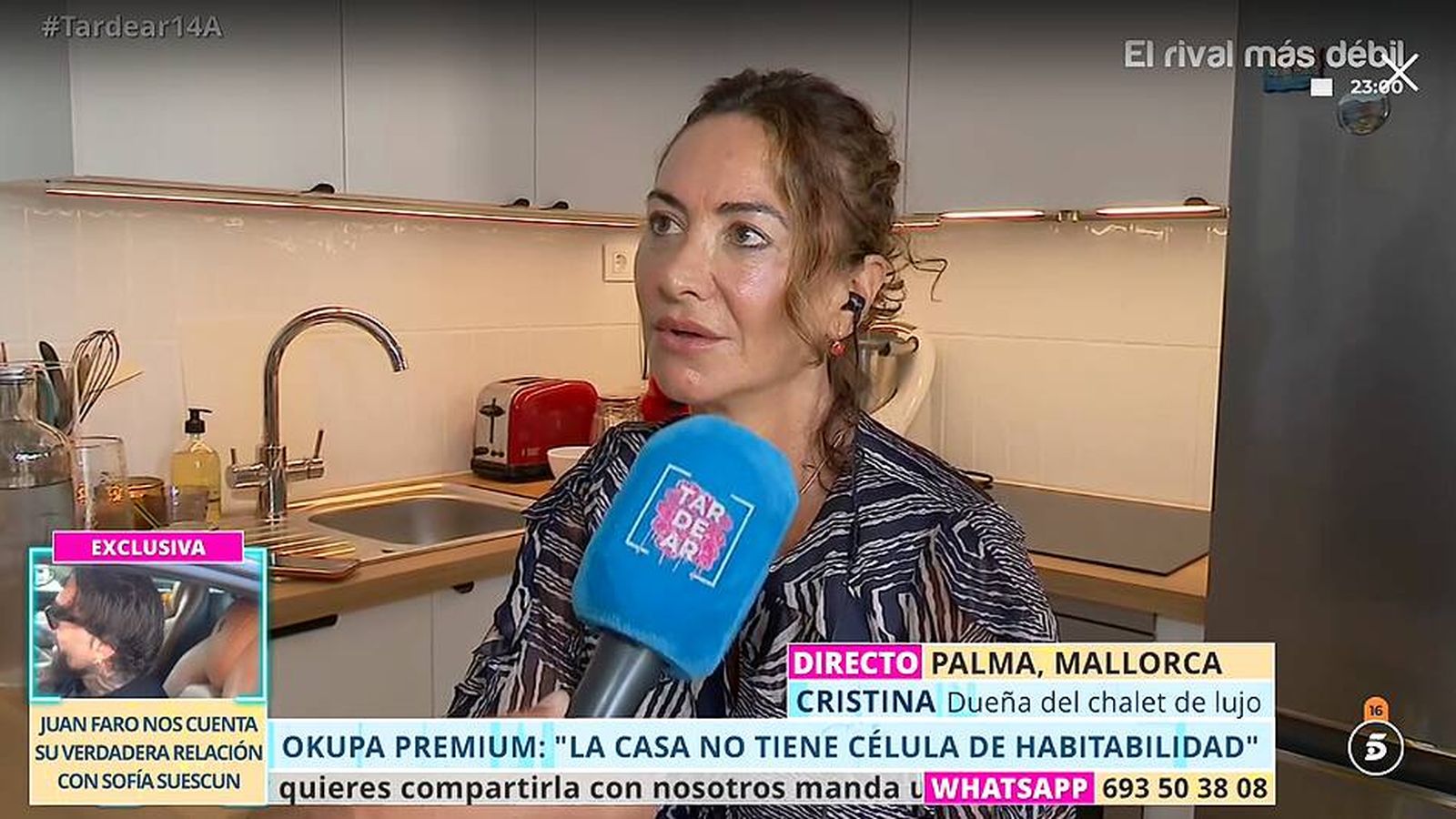 Acude a televisión, desesperada: su 'okupa premium' le debe 26.000 euros en su chalet de lujo