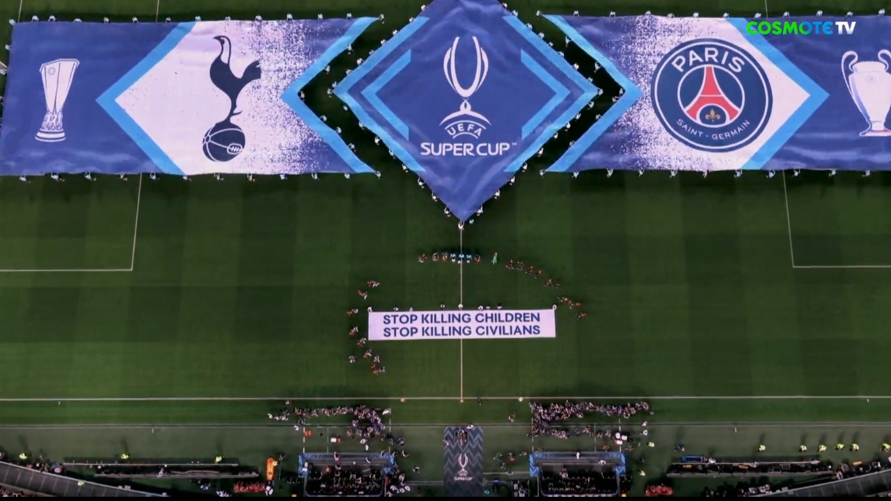 UEFA: «Το πανό δεν ήταν πολιτικό»
