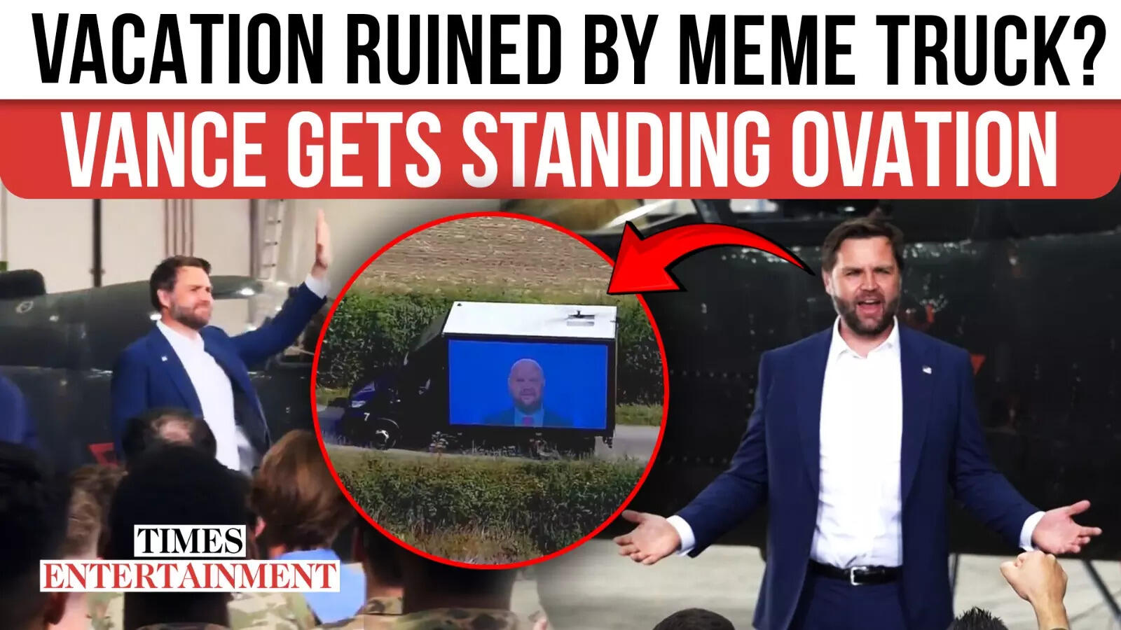 Troops Give JD Vance a Hero’s Reception after Bald Meme Truck RUINS ...