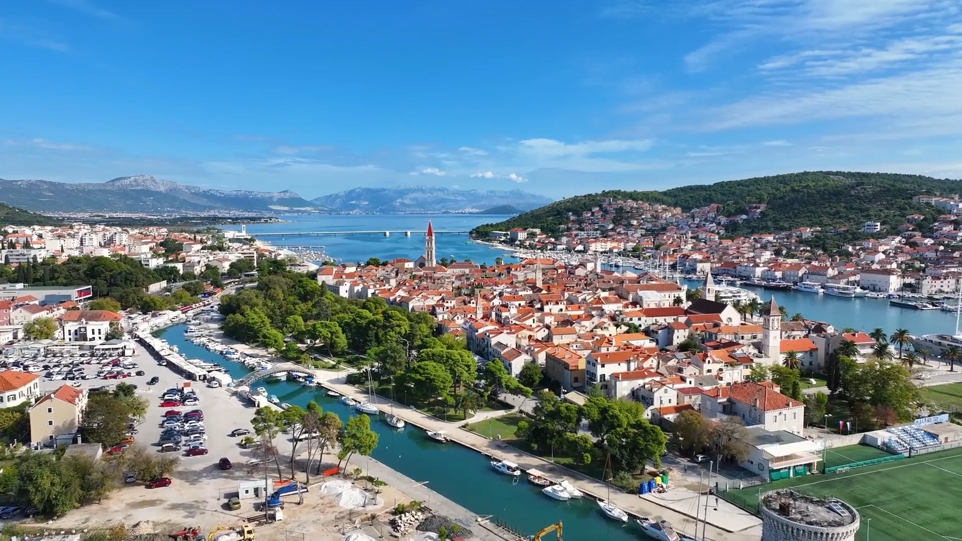 Drone Discovers Trogir: Croatia's Spectacular Coastal Heritage