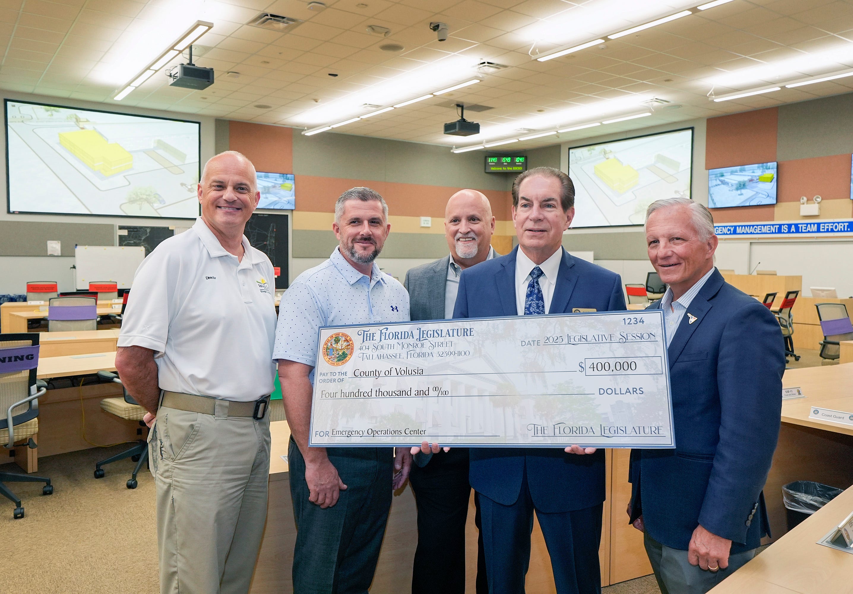 Volusia County Emergency Operations Center expansion gets $400K boost