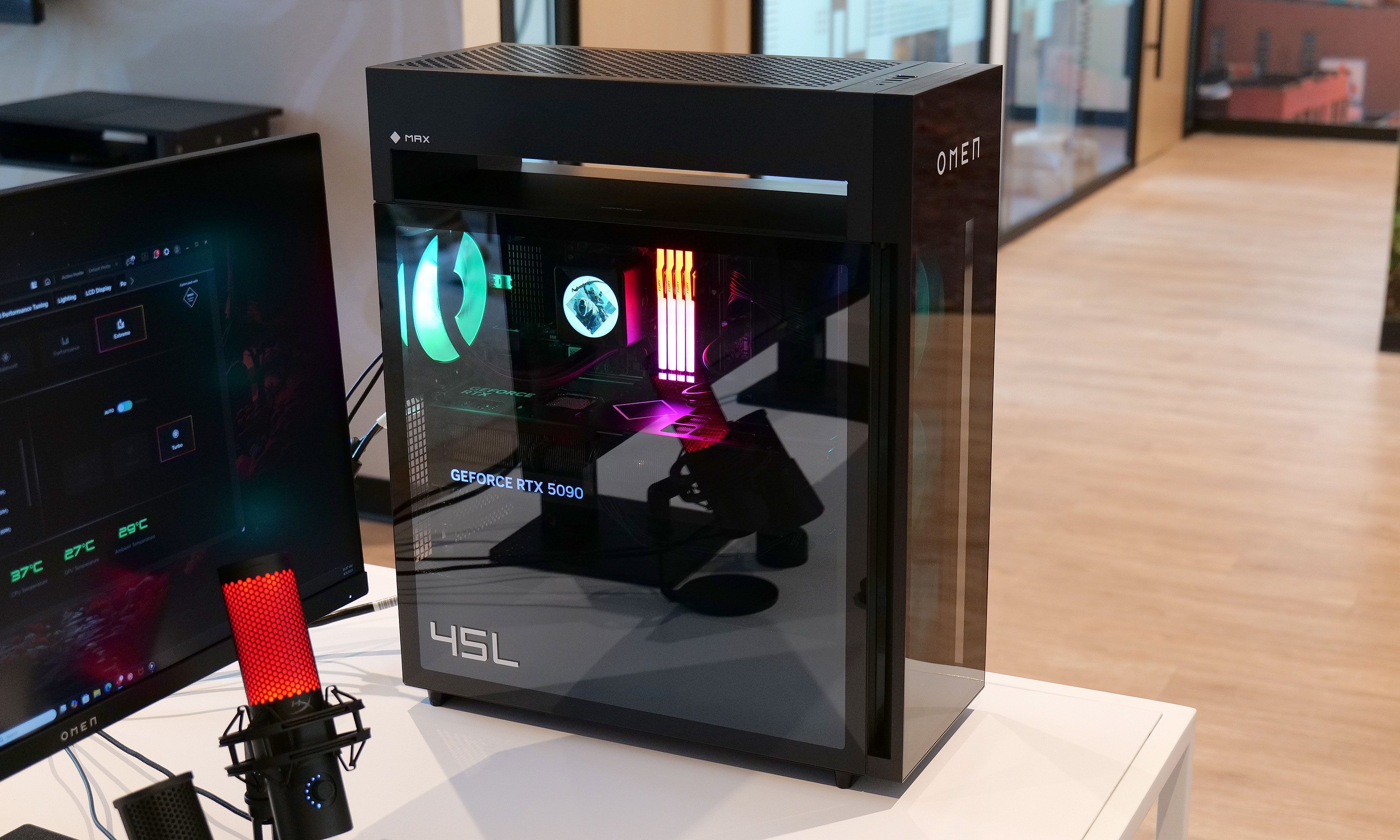 The Omen Max 45L is the star of HP's latest PC gaming update
