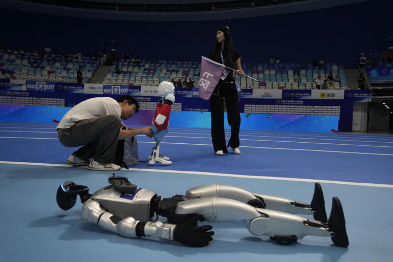 Beijing's first World Humanoid Robot Games open with hip-hop and ...