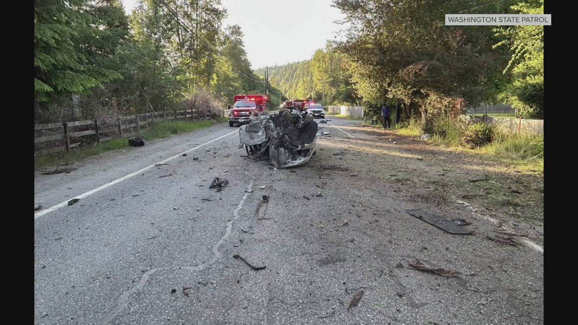 WSP: Driver filmed himself driving over 150 mph before crash into tree