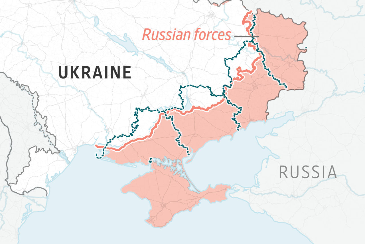 The Ukrainian Territory at the Core of Trump-Putin Talks, in Four Maps