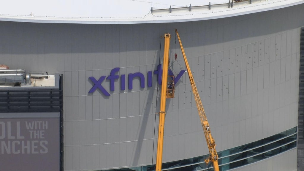 Wells Fargo Center in Philadelphia officially changes name to Xfinity ...