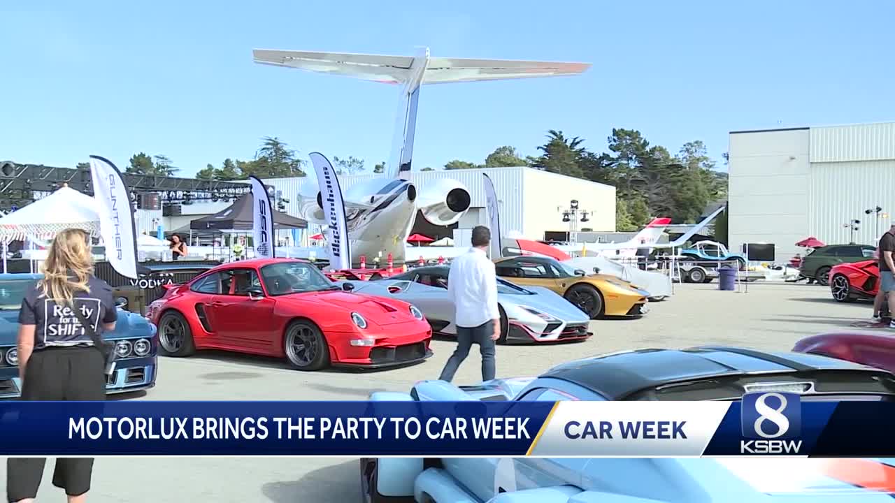 Motorlux event dazzles Monterey with luxury cars and jets