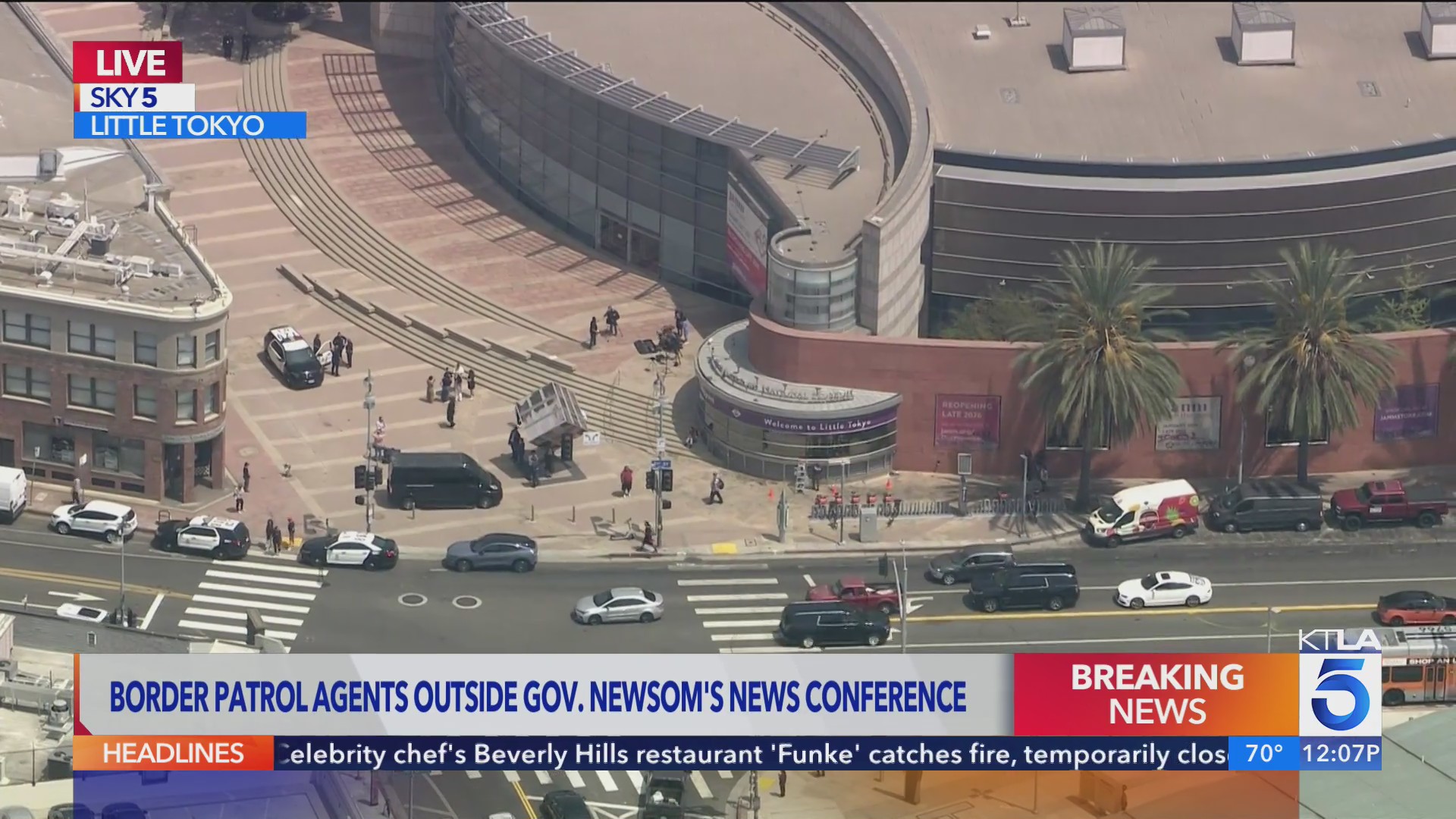Feds conduct apparent raid just outside Newsom press conference in ...