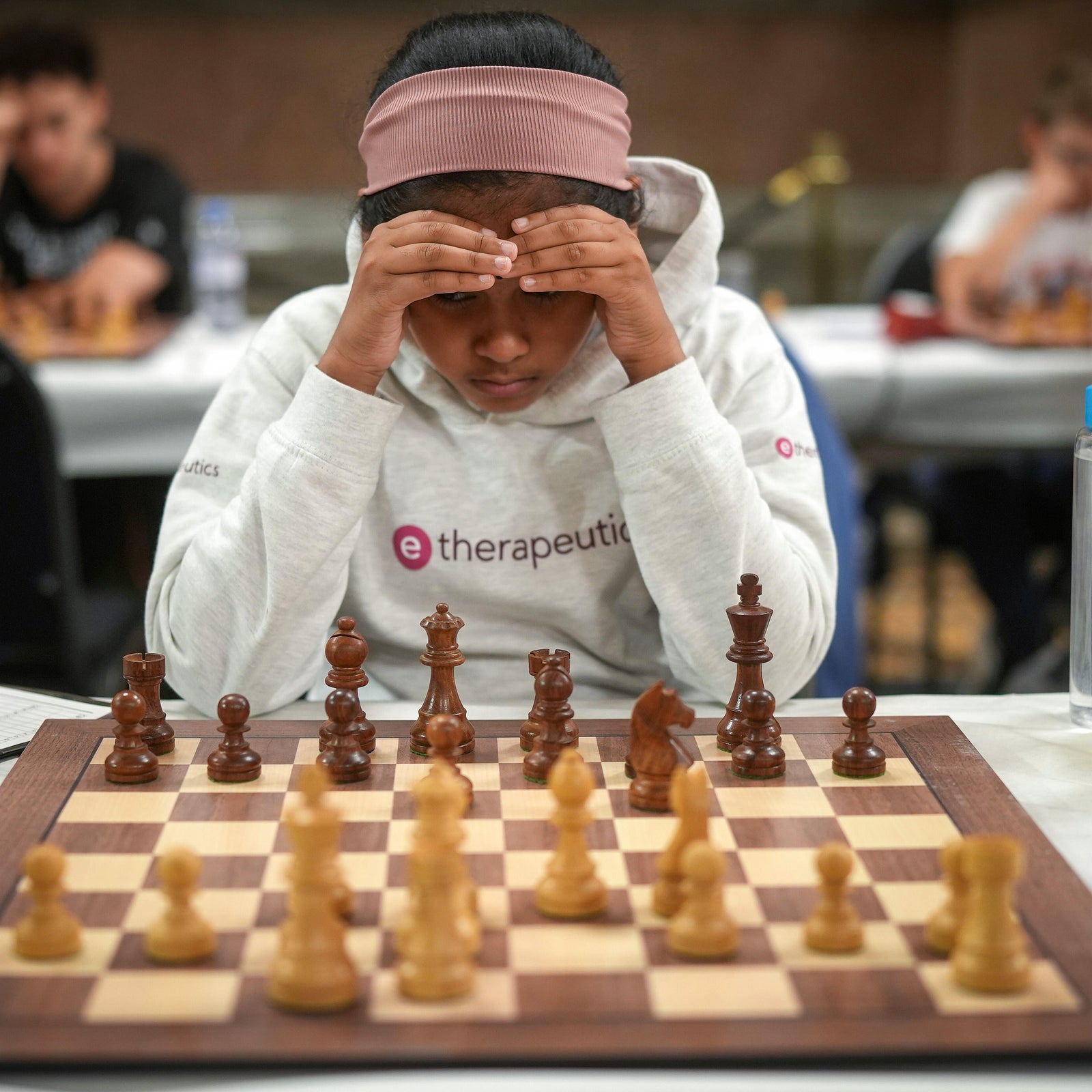 10-year-old becomes youngest female chess player to defeat grandmaster