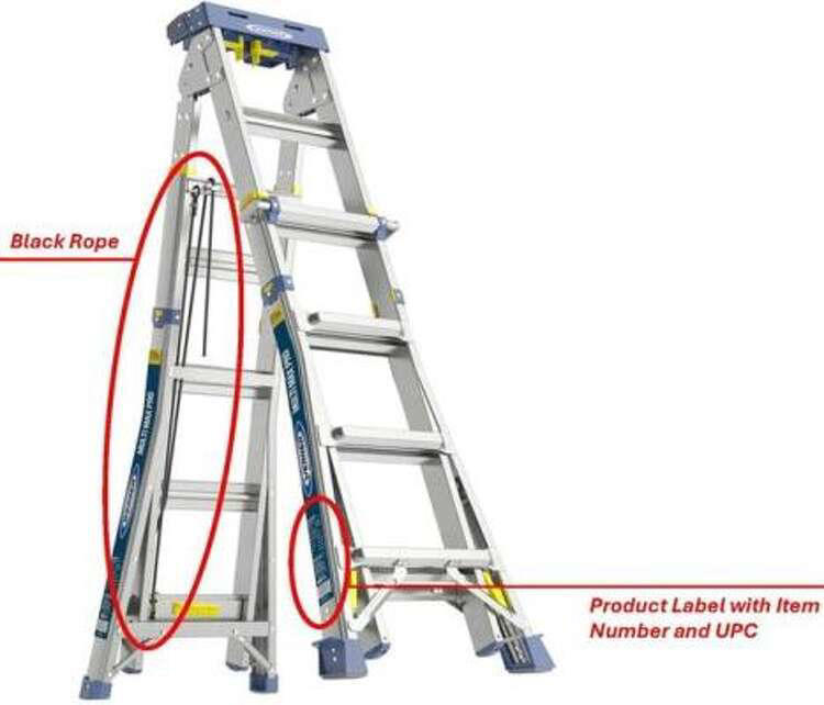 Over 120,000 Werner multi-purpose ladders recalled from Home Depot due ...