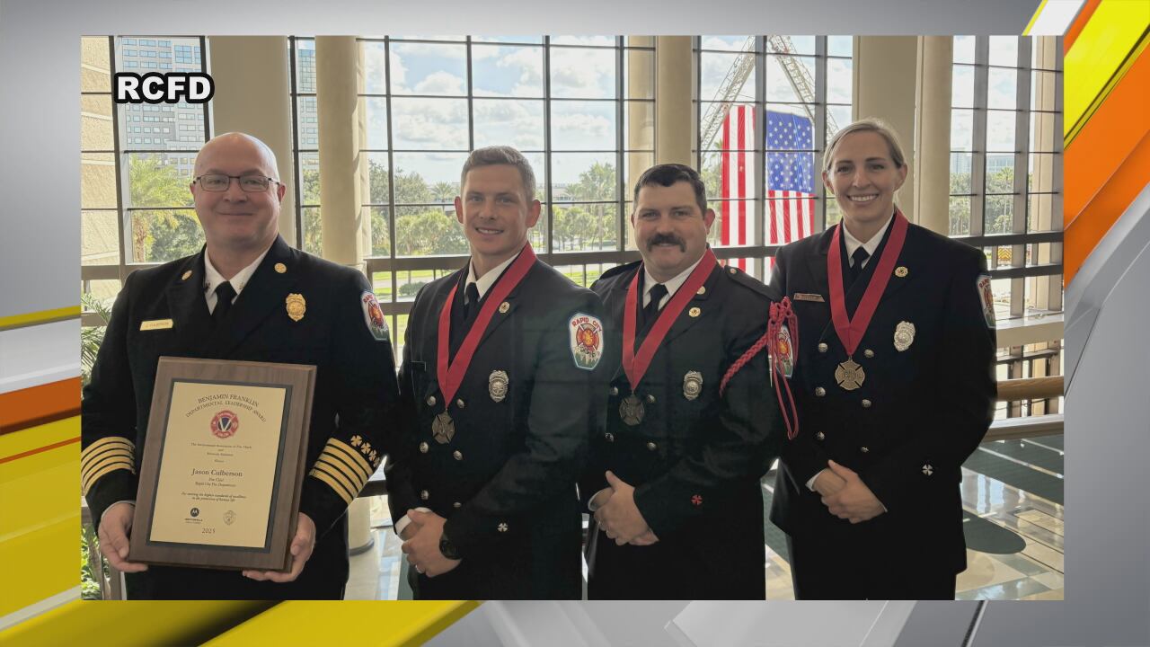 Rapid City firefighters honored with national valor award