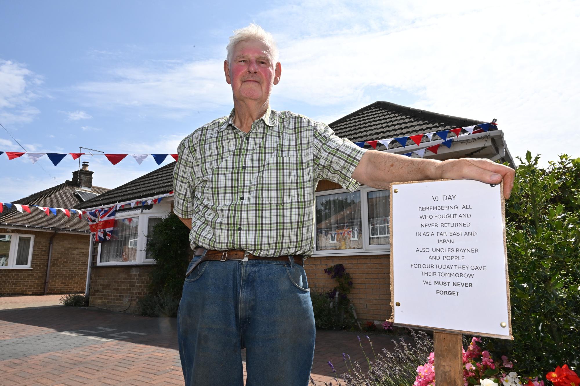 Peterborough pensioner creates VJ Day tribute to relatives who fought ...