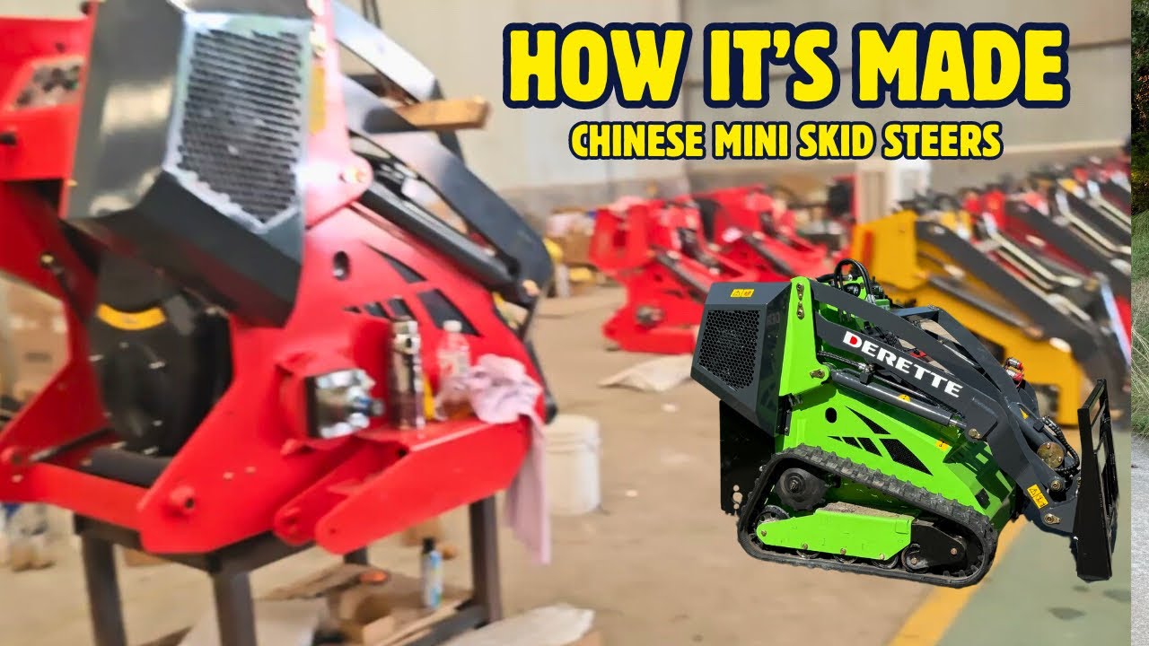 Inside the factory building powerful mini skid steer machines