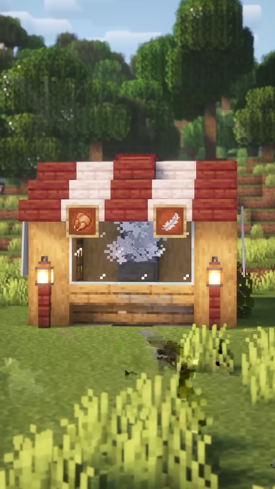 Automatic Lava Chicken Cooker Minecraft