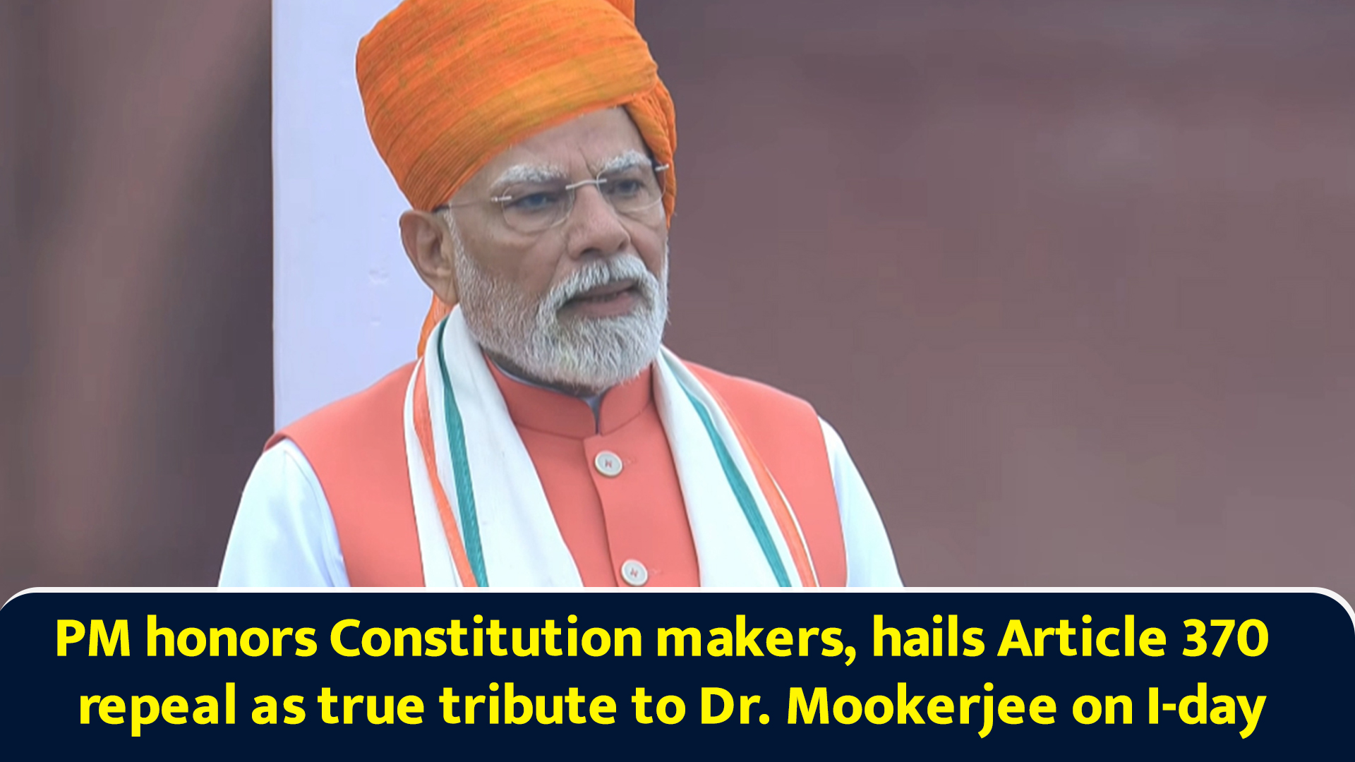PM honors Constitution makers, hails Article 370 repeal as true tribute ...