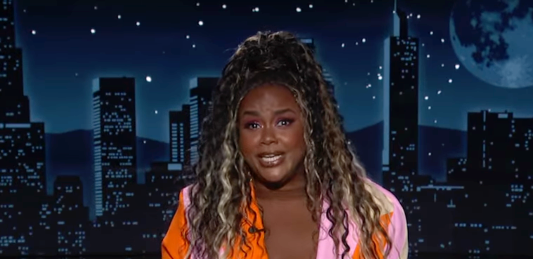 'Kimmel' Guest Host Nicole Byer Shares Exactly Why Americans Have ...