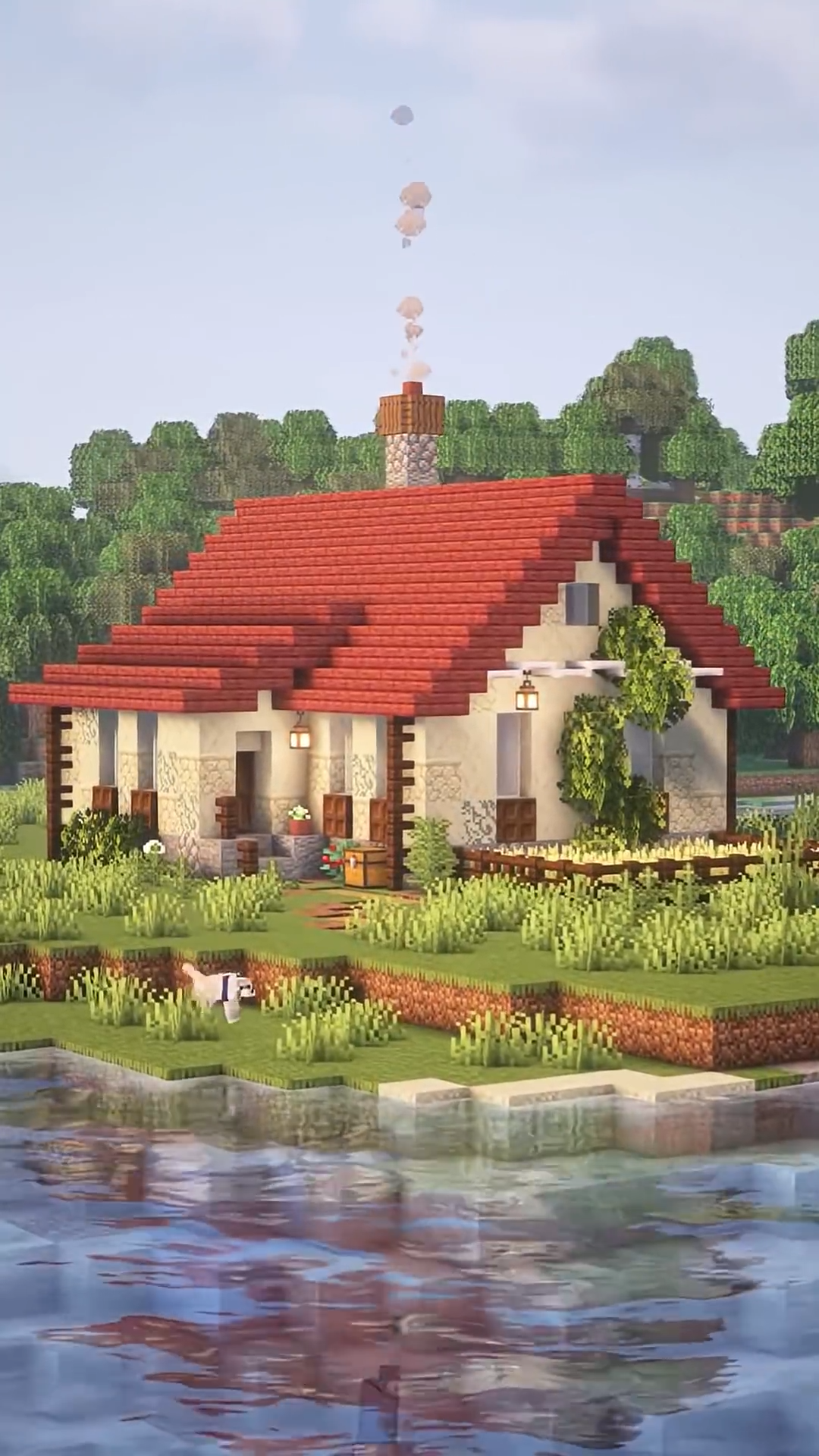 Traditional Lithuanian House in Minecraft