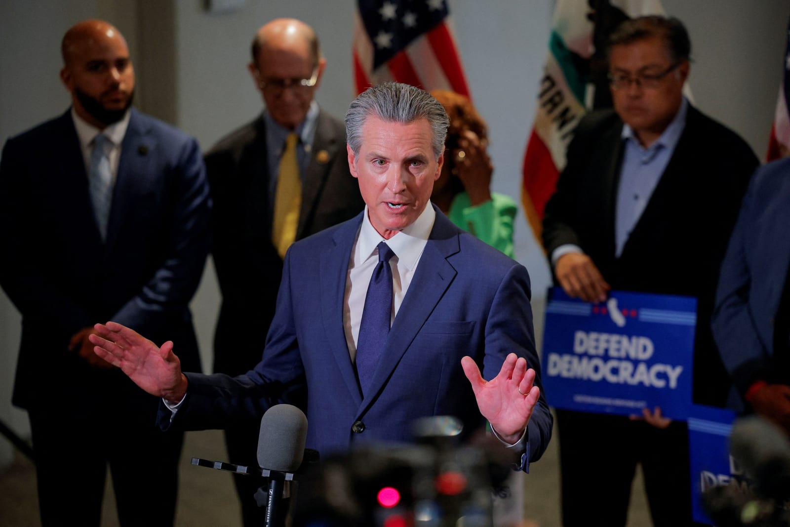 'Shot across the bow!' Dems rally at Gavin Newsom's fiery attack on GOP