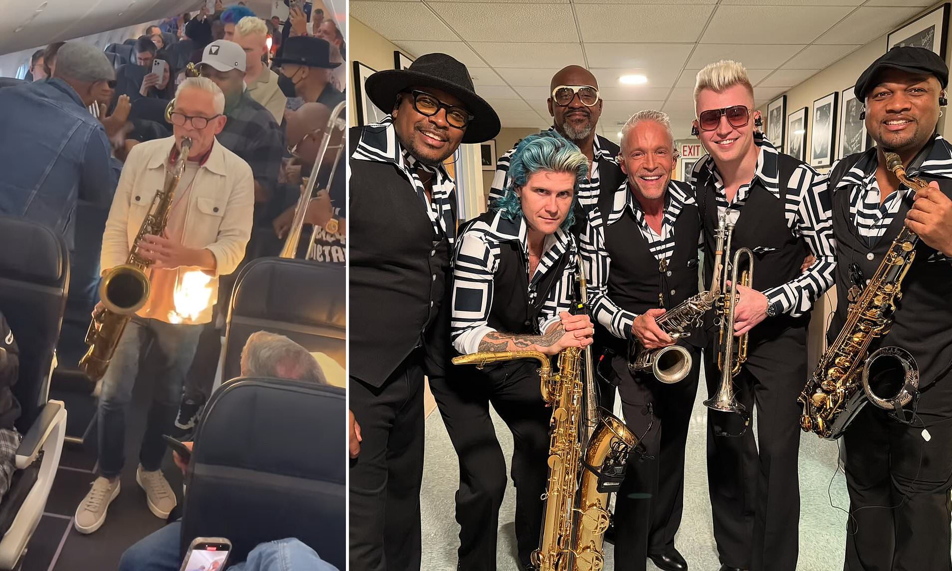 Quick-thinking members of iconic band come to rescue during miserable ...