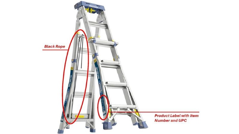 Werner recalls more than 100,000 ladders due to potential fall and ...