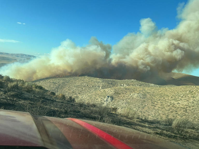 Forward progress stopped on 1,400-acre Rancho Fire north of Reno