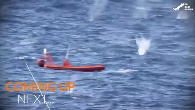 Elite US snipers protect Navy vessel during operation in open waters