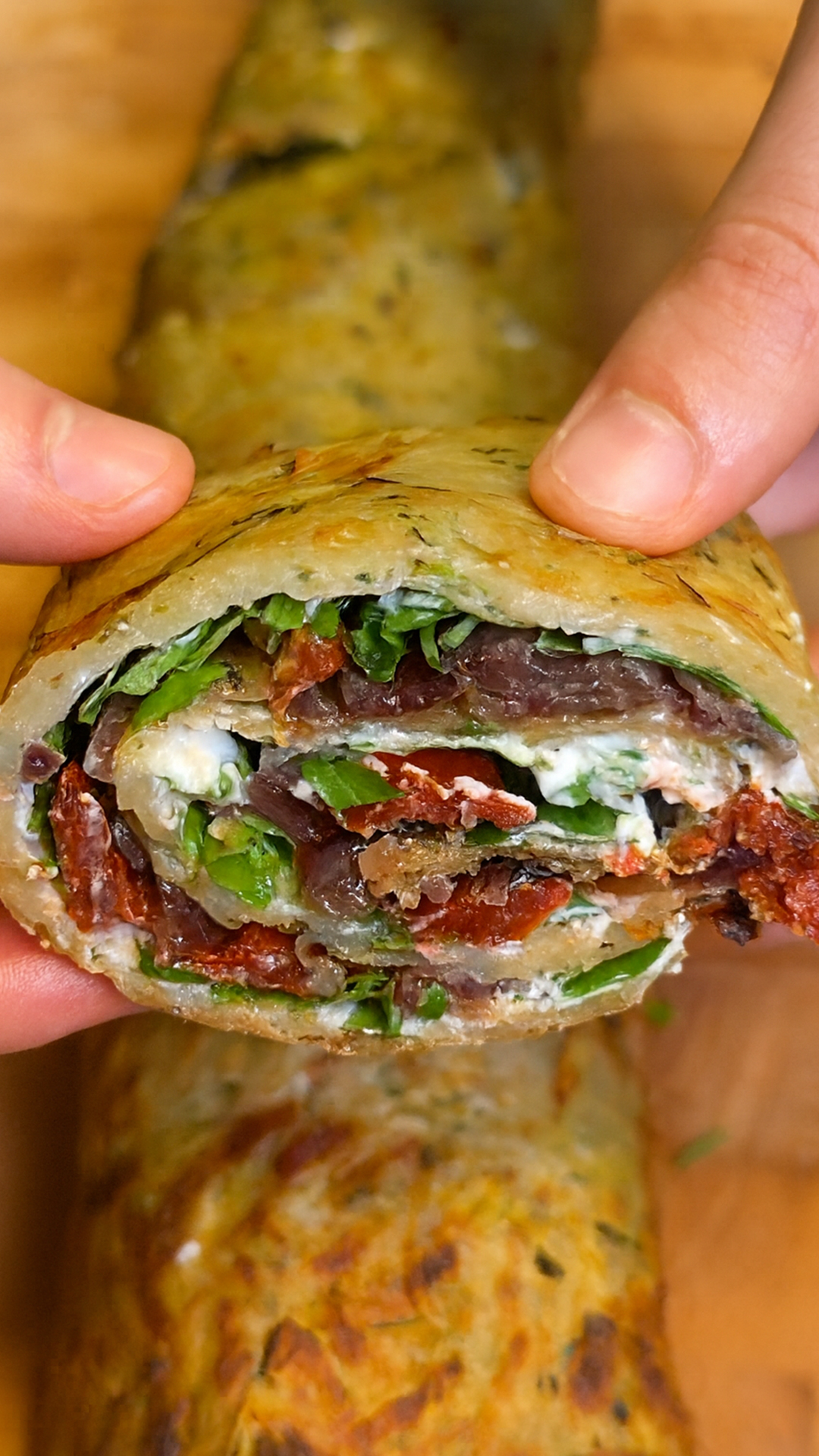 How to Make Vegan Flatbread Pinwheel