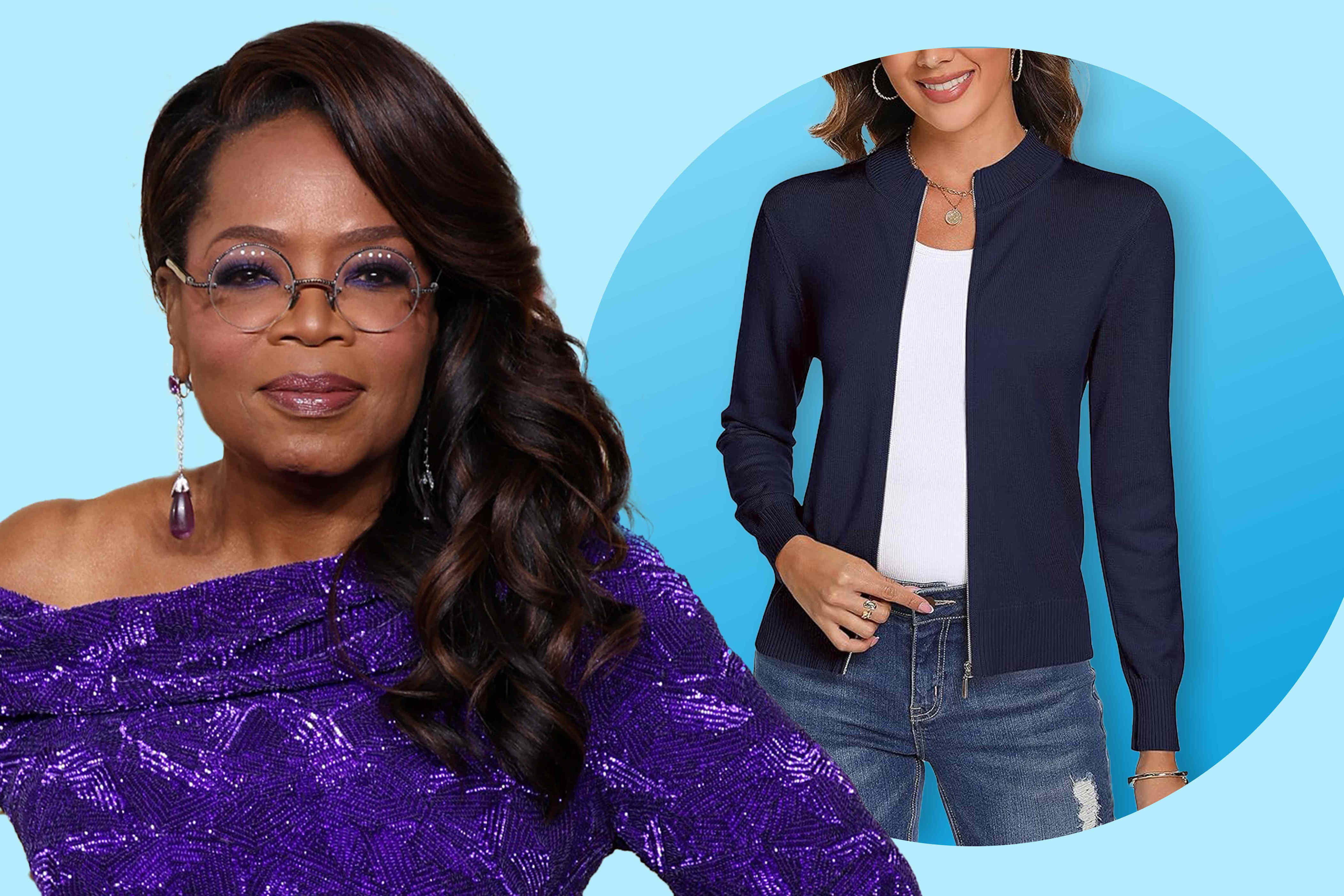 Oprah’s Preppy Cardigan Is the Layer-Friendly Style You Can Wear Now ...