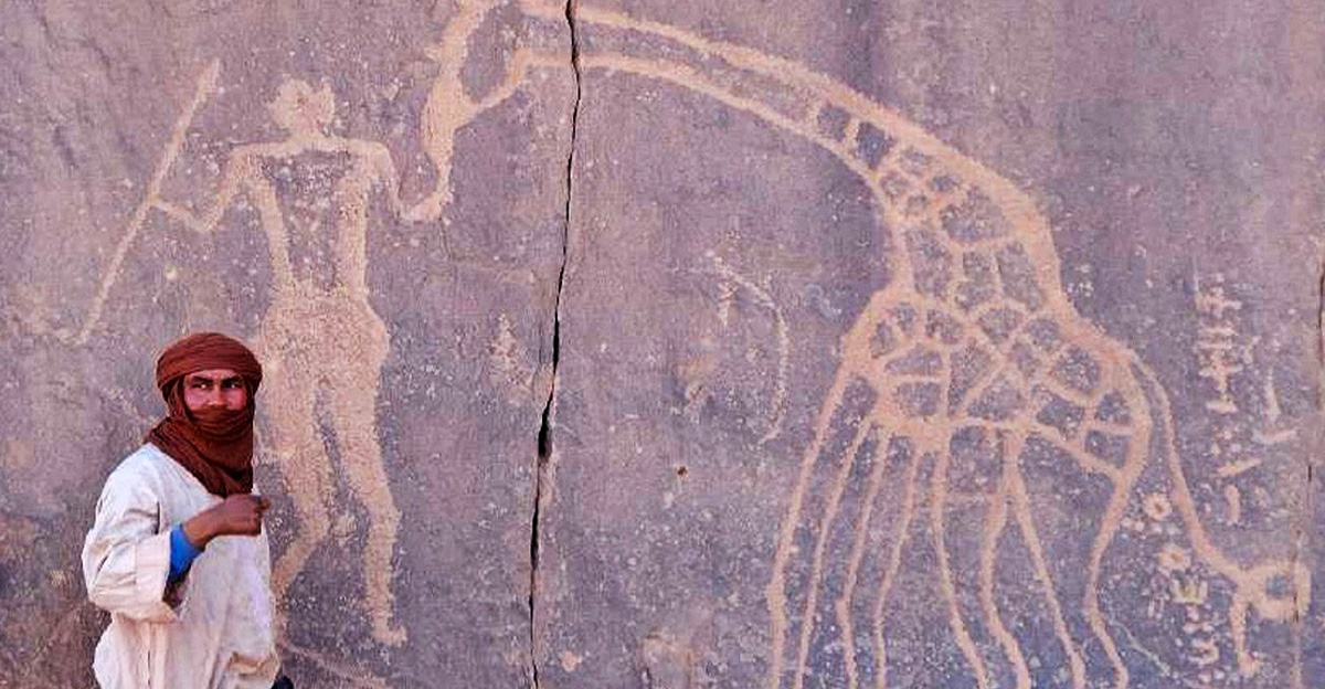 Researchers uncovered more than 15,000 rock carvings in Tassili n’Ajjer ...