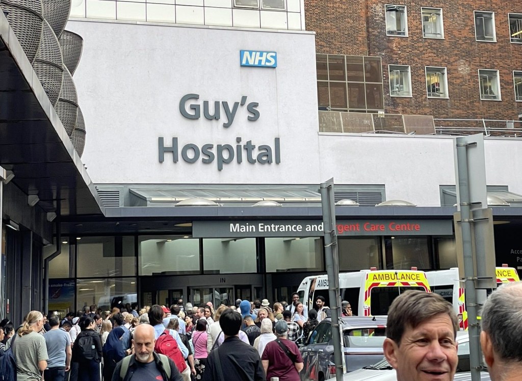 Major London hospital evacuated after people inhale chlorine gas in ...