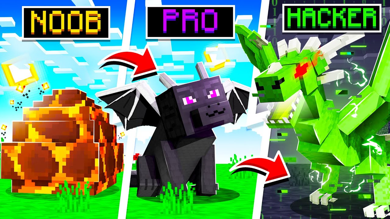 Minecraft but dragons are overpowered