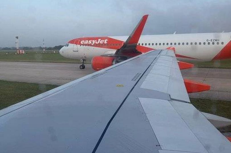 Manchester Airport drama as two easyJet flights crash on runway