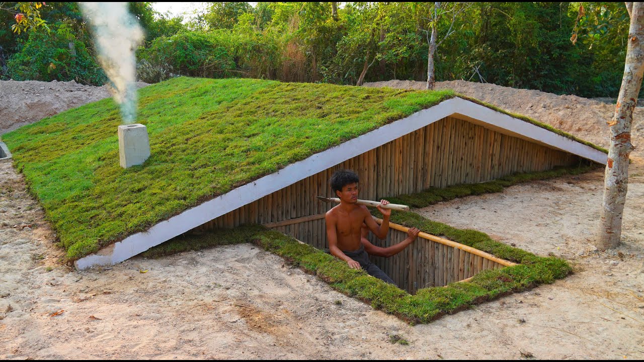 Building an Underground House and Pool in 20 Days!