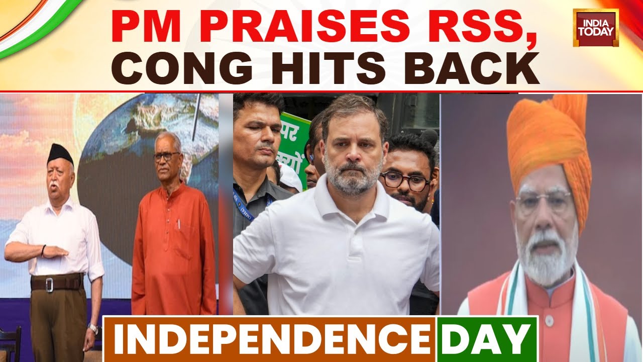 PM Modi calls RSS biggest NGO in world, Congress slams his move