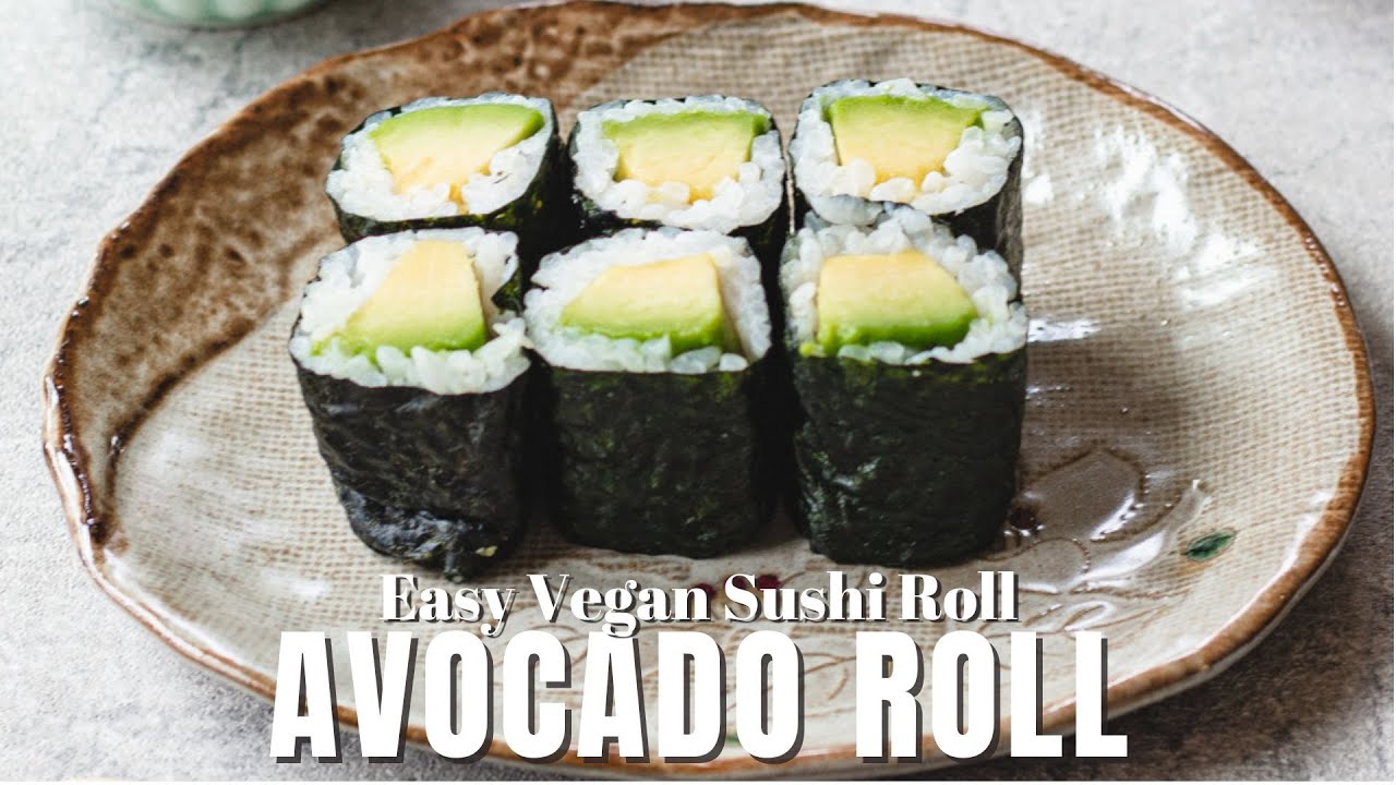 Easy Sushi Avocado Roll Recipe: How to Make Sushi at Home!