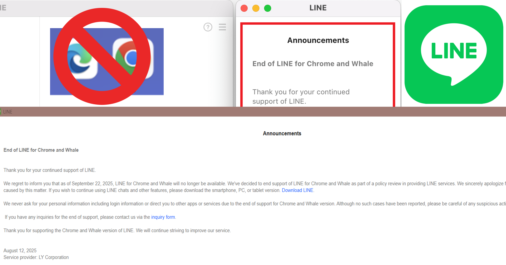 ชาว Linux, ChromeOS ที่ใช้ LINE ลำบาก – LINE ประกาศยุติให้บริการ LINE ...