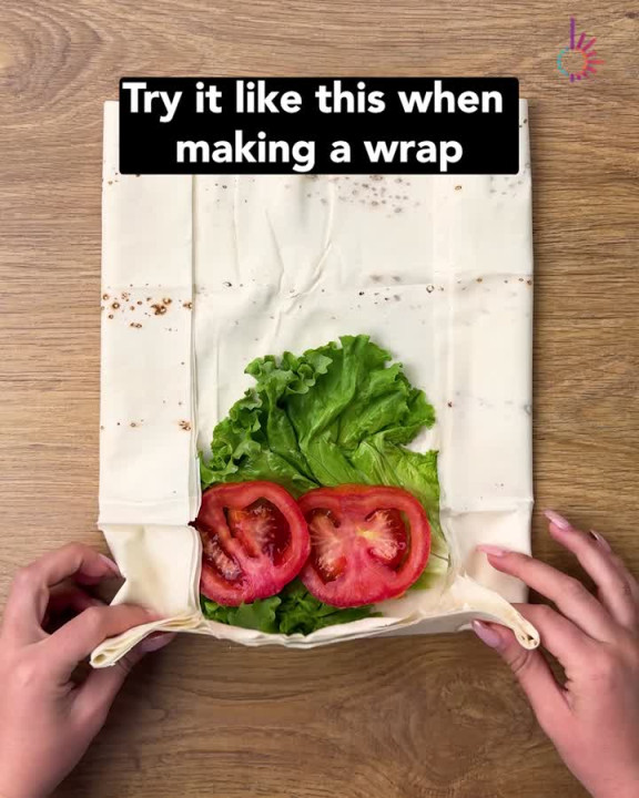 The wrap rolling trick you need 🌯