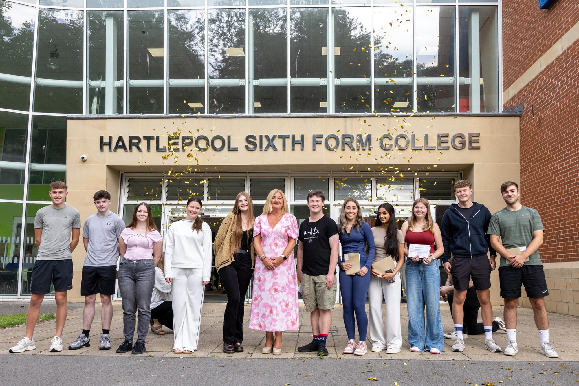 A-level results 2025: Hartlepool Sixth Form College celebrates 94% pass ...