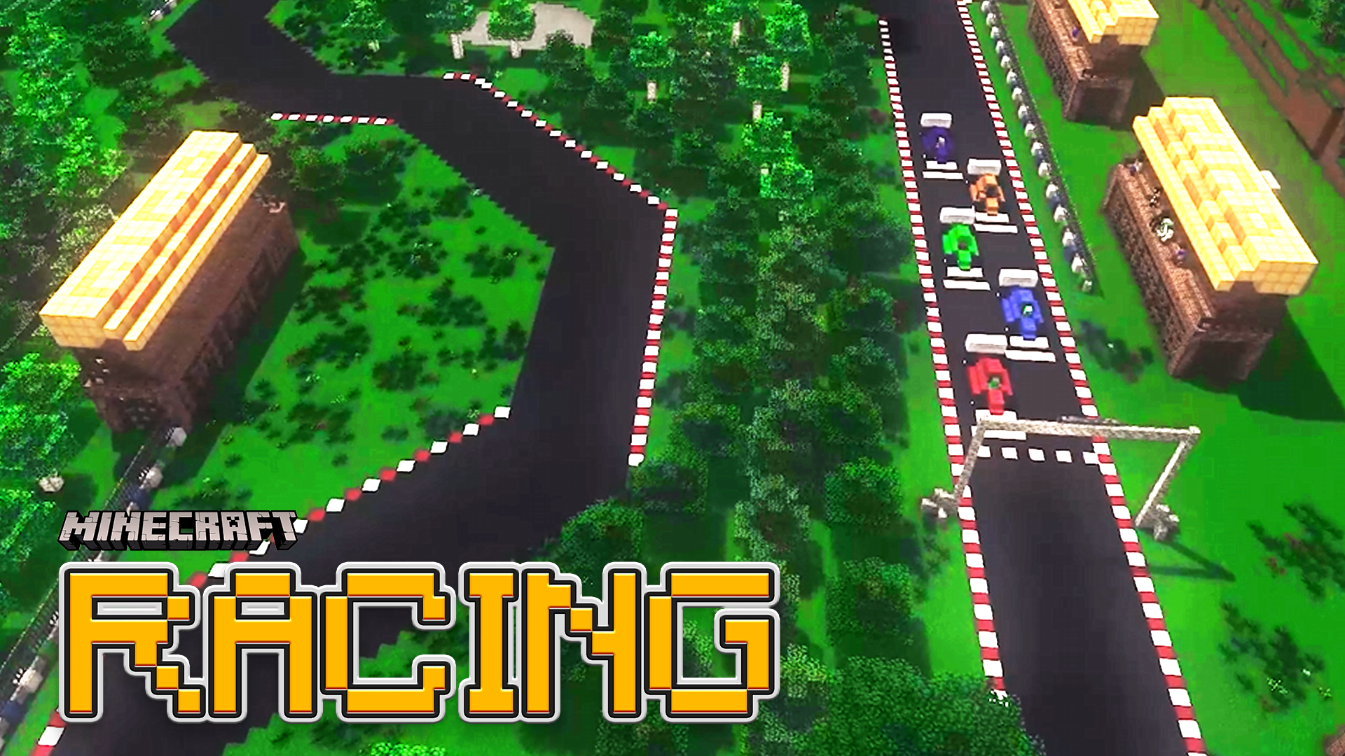 Minecraft Racing Animation