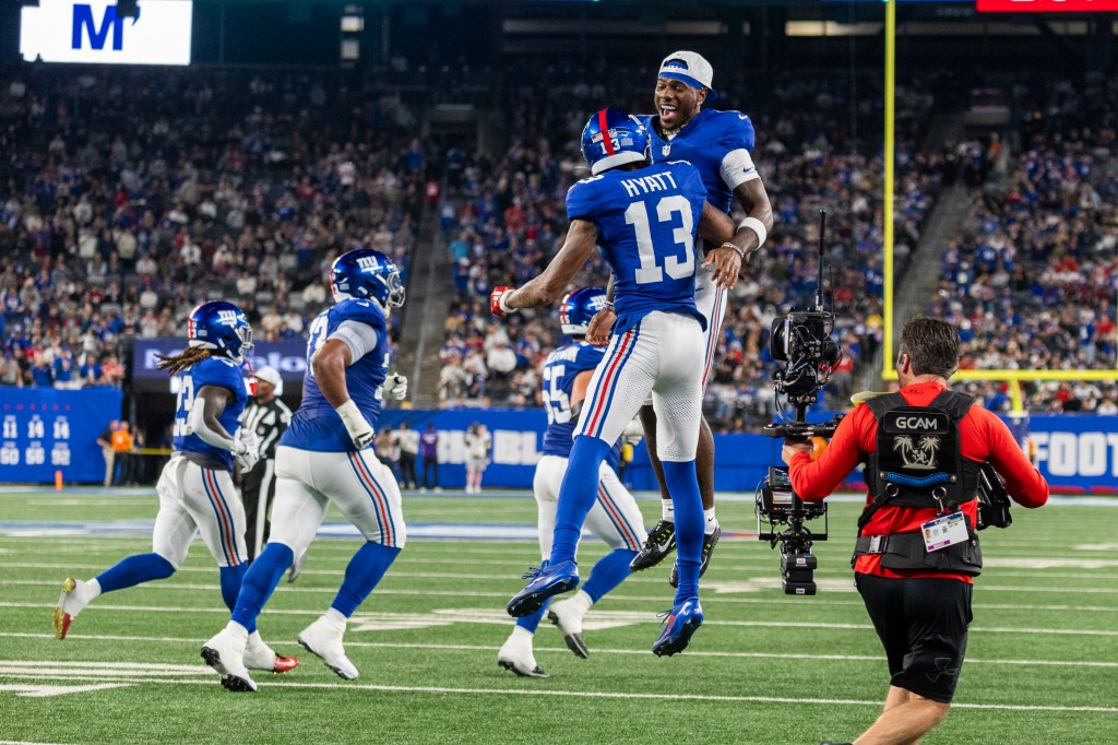 Jalin Hyatt, battling for roster spot, ‘disappointed’ with final Giants ...