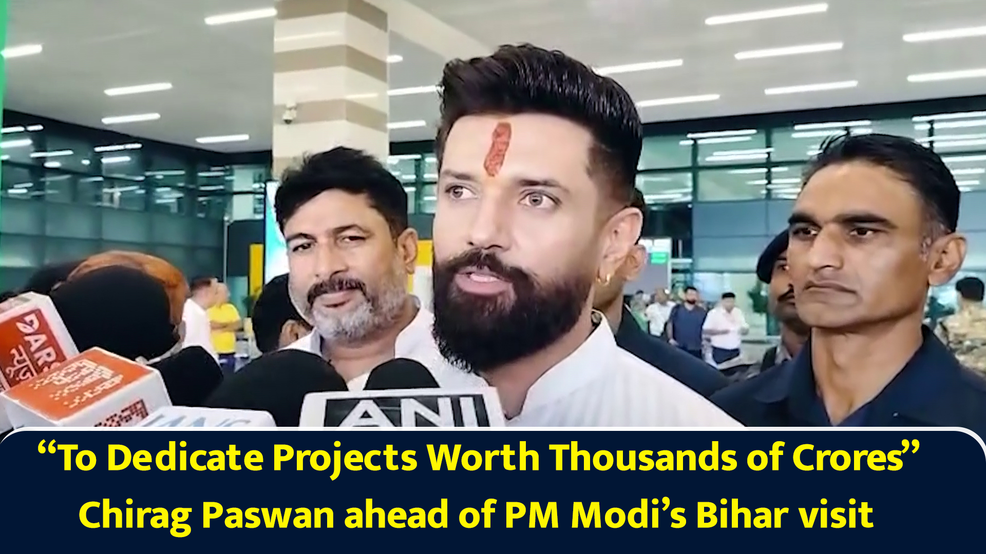 “To Dedicate Projects Worth Thousands of Crores” Chirag Paswan ahead of ...