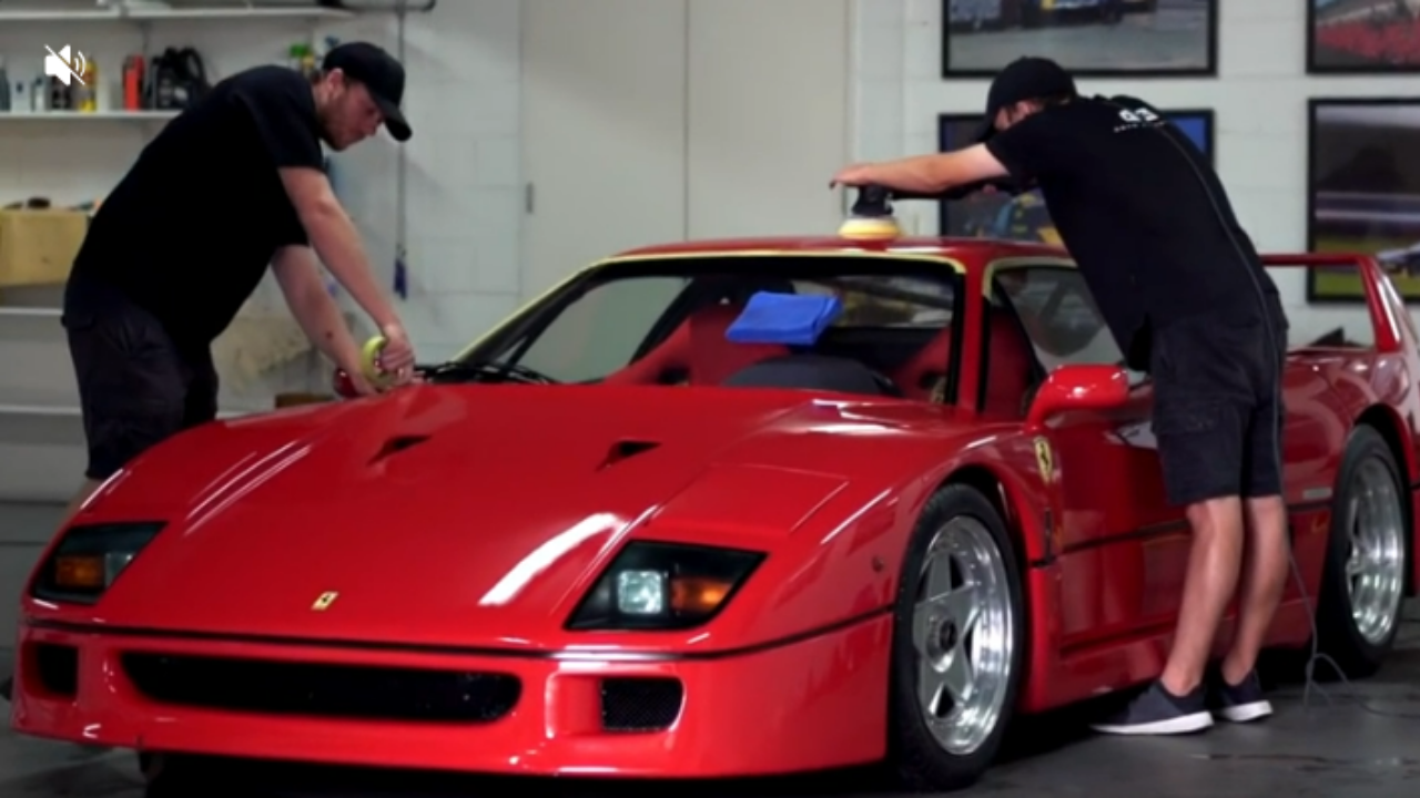 Ferrari F40 Detail with Auto Attention & Aaden’s 86