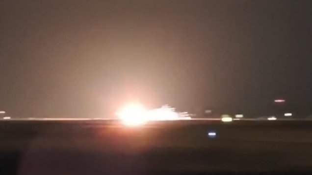 Fighter jet explodes during takeoff