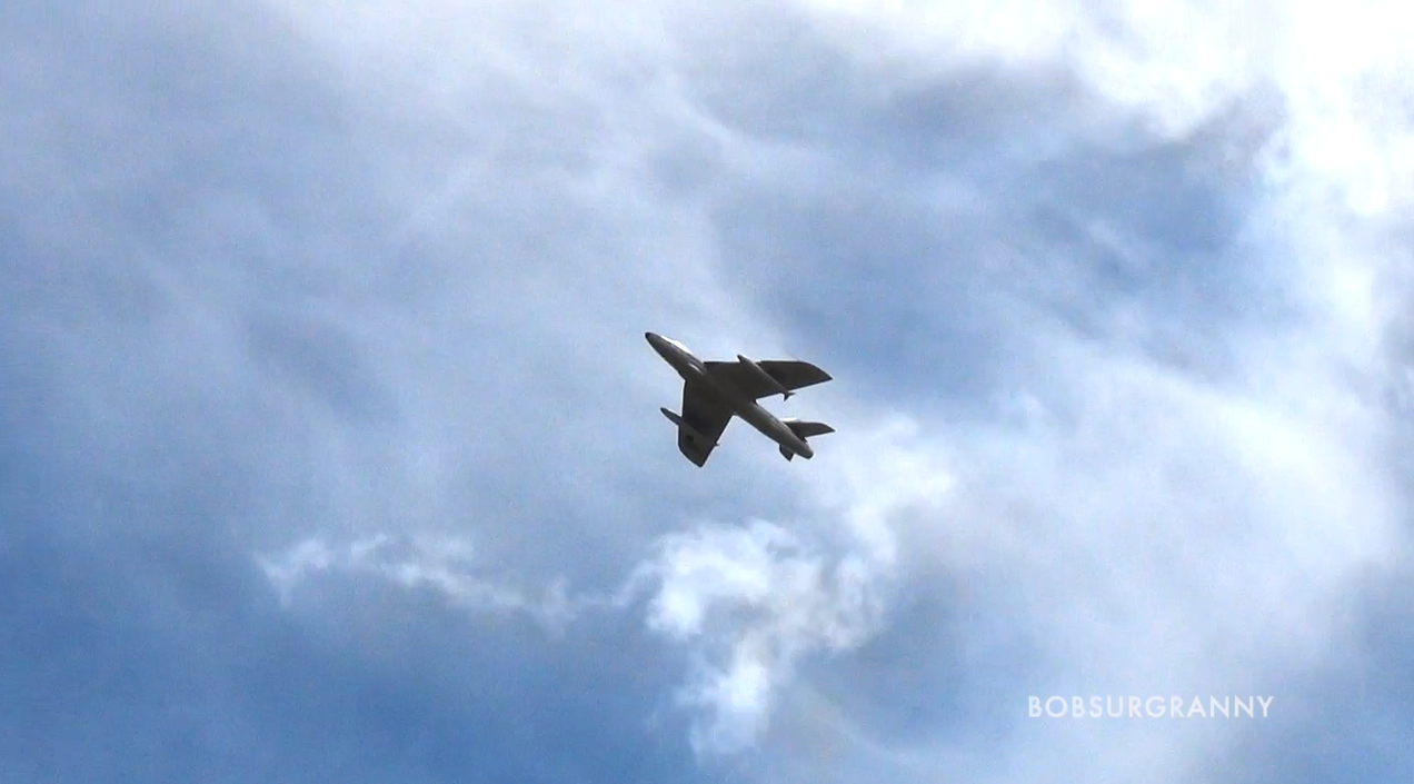 Best Jet Flyby Sound Ever! Hawker Hunter’s Iconic Blue Note